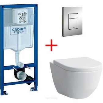 Подвесные унитазы Grohe: Euro Ceramic, белый Bau Ceramic и другие ...